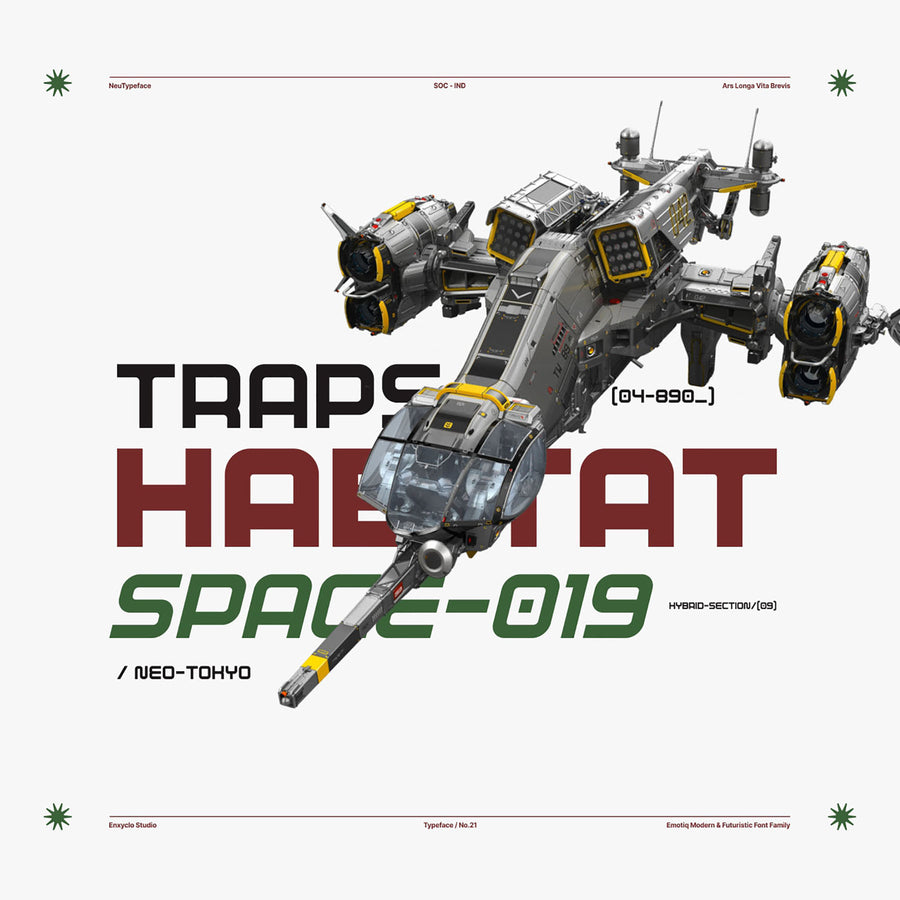 EMOTIQ Typeface – by Enxyclo Studio