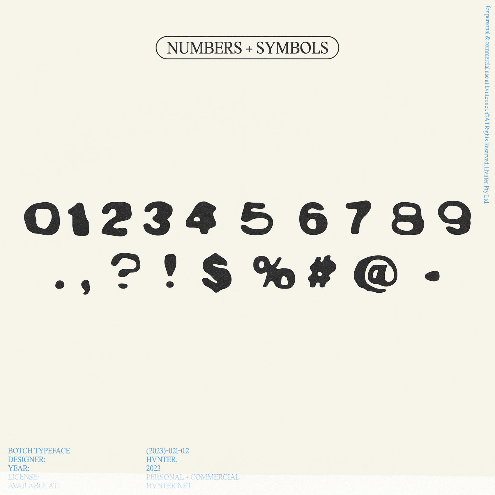 Botch Typeface – by HVNTER